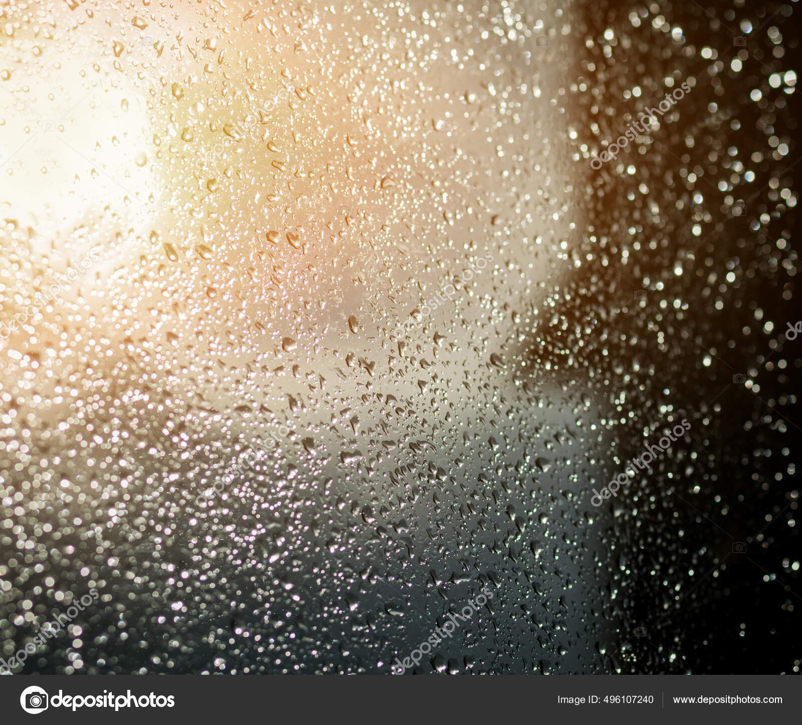 Rain Drops Clear Window Can Used Display Montage Your Products Stock ...