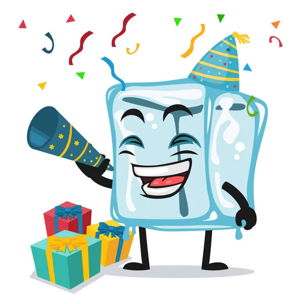 Happy Ice Cube Clipart