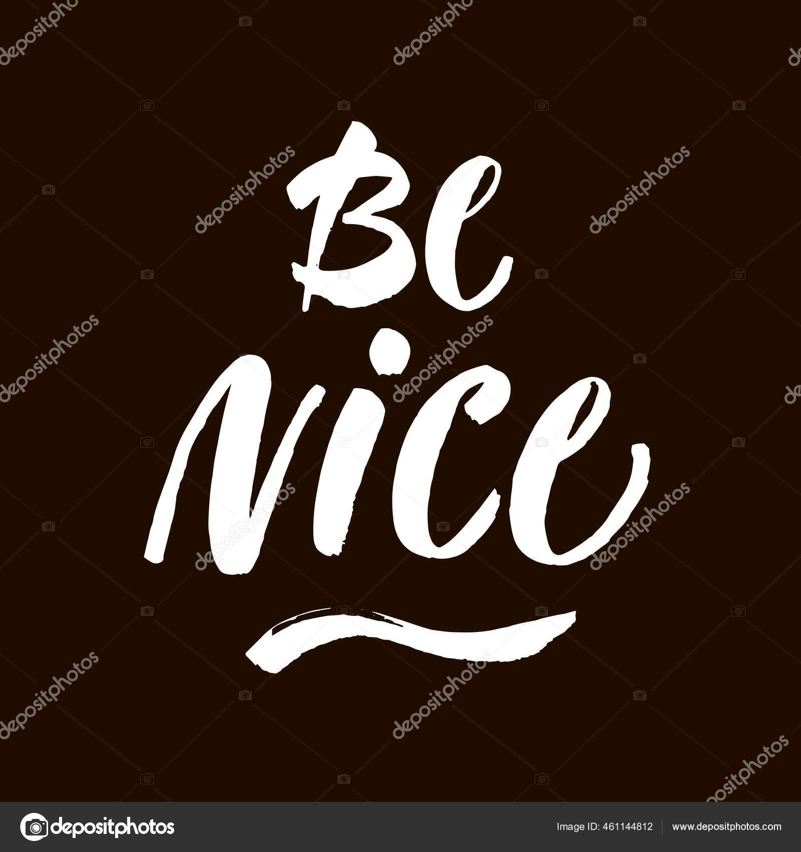 Nice Motivational Quote Typography Art Brush Texture White Vector Phase ...