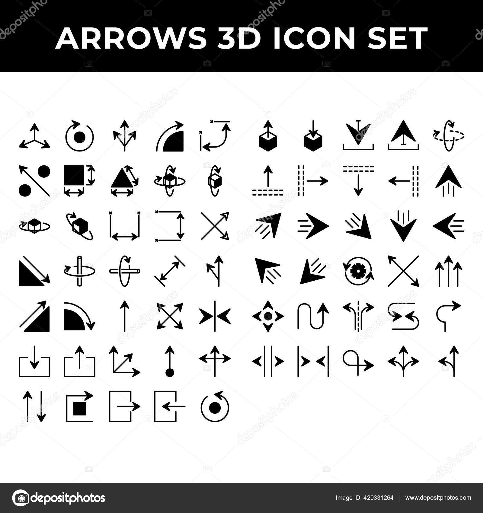 Vetor De Seta Para Virar Pagina Seta Horizontal Apontando Para A