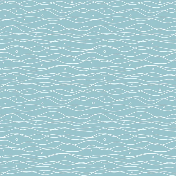 Cute seamless pattern of wavy lines hand drawn Stock Vector Image by ...