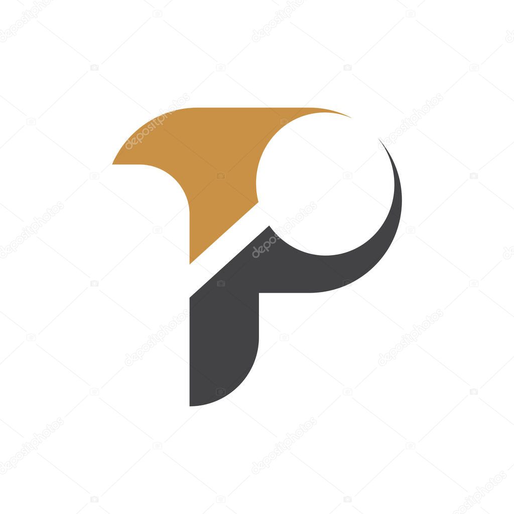 Diseño inicial de la plantilla de vector de logotipo de letra tp. Carta vinculada diseño del ...