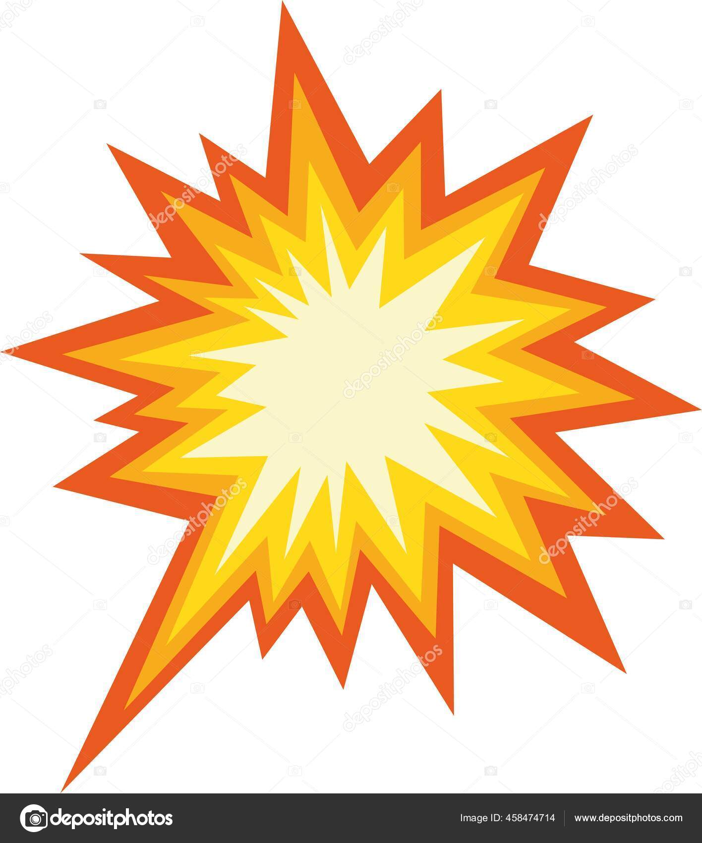 Vektor Ilustrasi Ledakan Emoticon Tabrakan Vektor Stok oleh ...