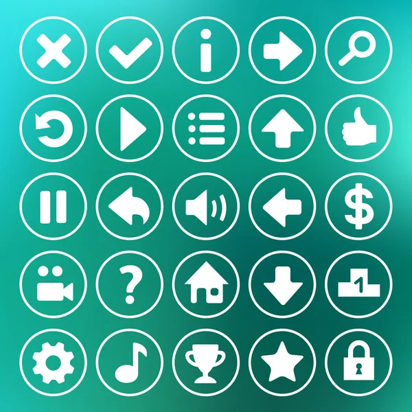 Icons buttons graphics Vector Art Stock Images | Depositphotos