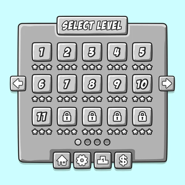 Game level selection Vector Art Stock Images | Depositphotos