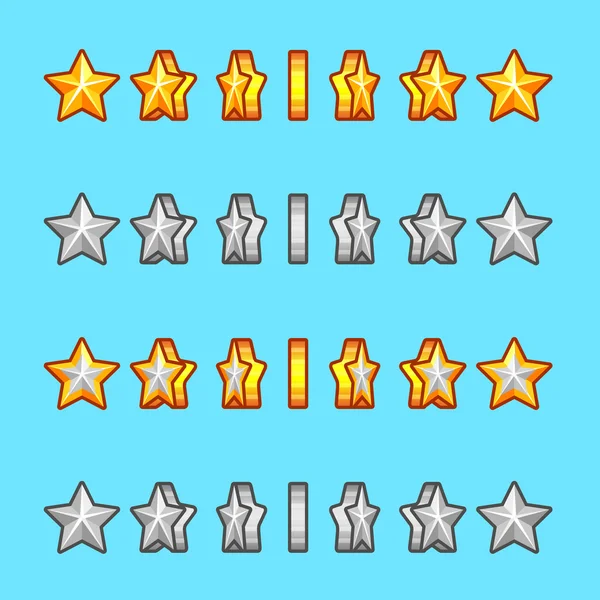 Star coins rotation — Stock Vector © game_gfx #51561857