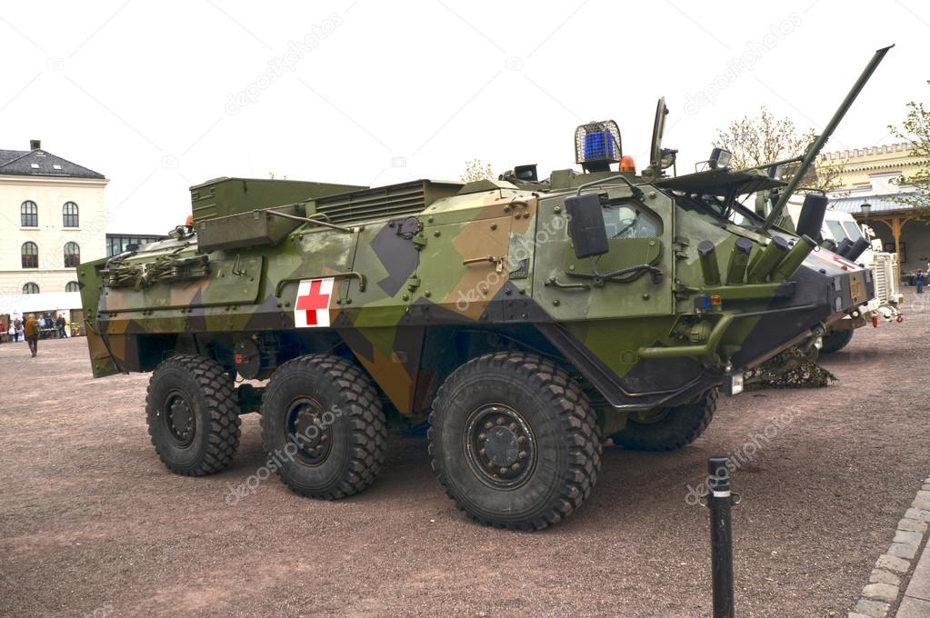 Infantry fighting vehicle (IFV) in Akershus Fortress — Stock Editorial ...