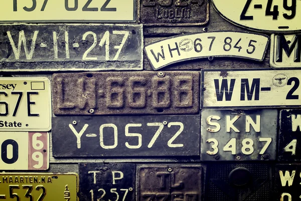 Old license plates Stock Photos, Royalty Free Old license plates Images ...