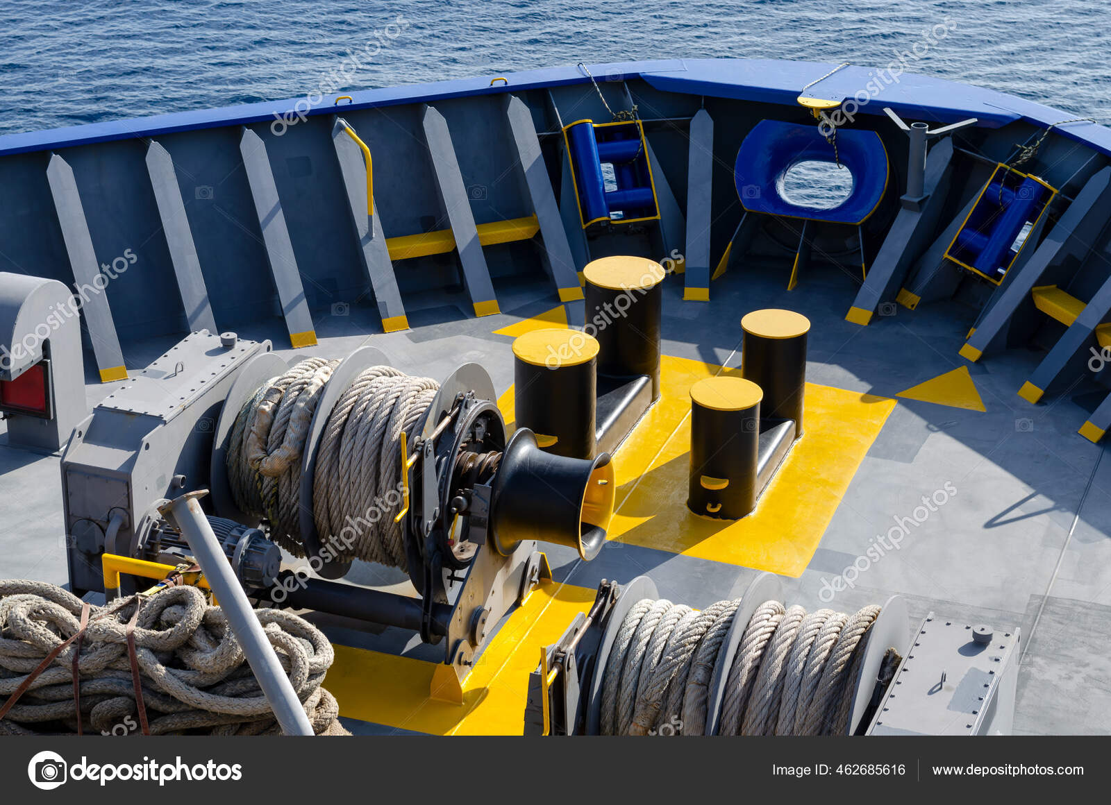 A Deck Of Ship Forecastle