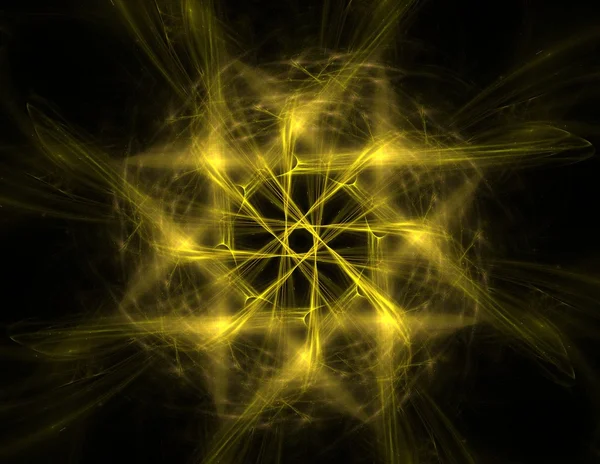 fractal radial pattern on the subject of science, technology and design ...