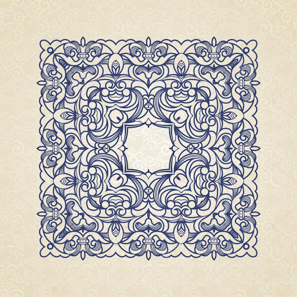 Vintage pattern in Victorian style. Stock Vector Image by ...