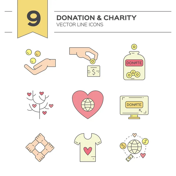 Donation Label set Stock Vector Image by ©Favetelinguis199 #101474228