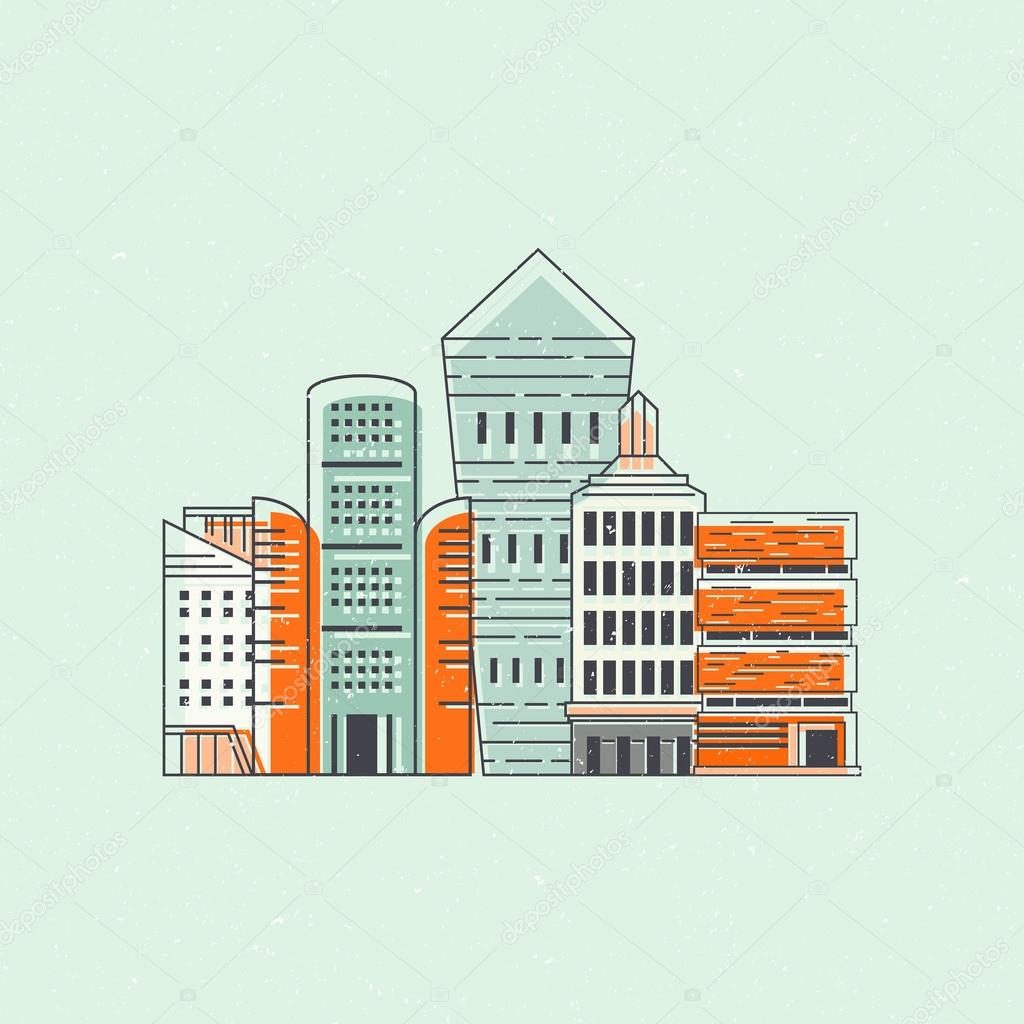 Illustration of office building Stock Vector Image by ©Favetelinguis199 ...