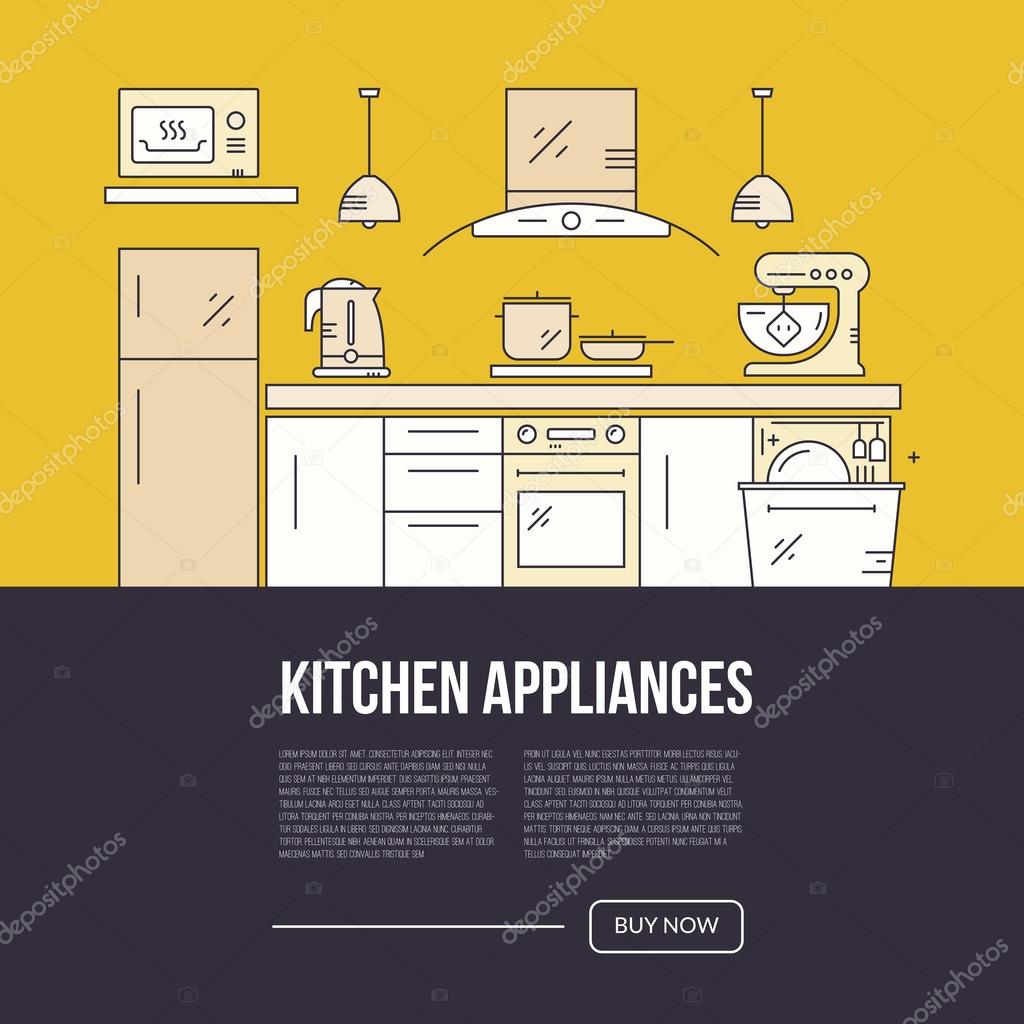 Kitchen and house appliances Stock Vector Image by ©Favetelinguis199 ...