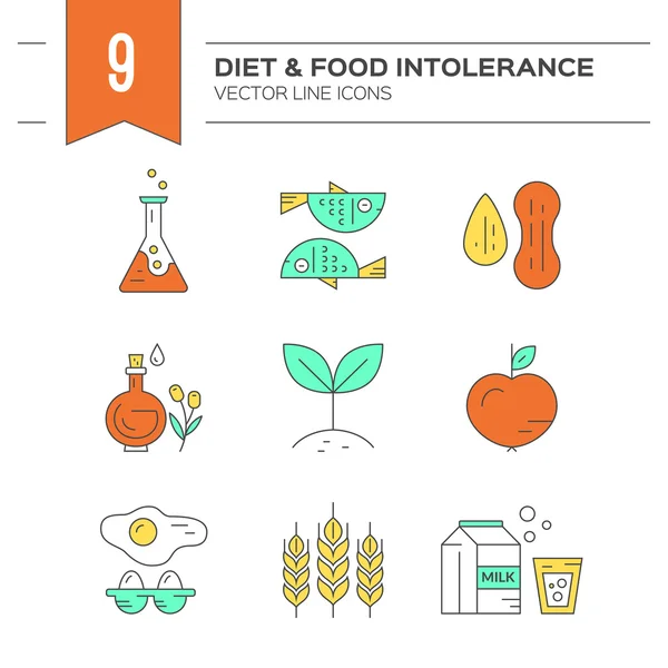 Food Allergens icons Stock Vector Image by ©Favetelinguis199 #112157162