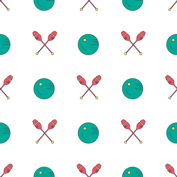 Rhythmic Gymnastics Pattern Stock Vector Image by ©Favetelinguis199 ...