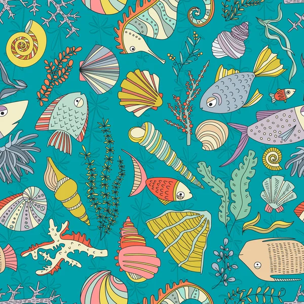 Ocean Pattern Stock Vector Image by ©Favetelinguis199 #61612283