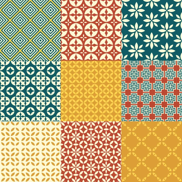 Geometric seamless patterns Stock Vector by ©Favetelinguis199 77035279
