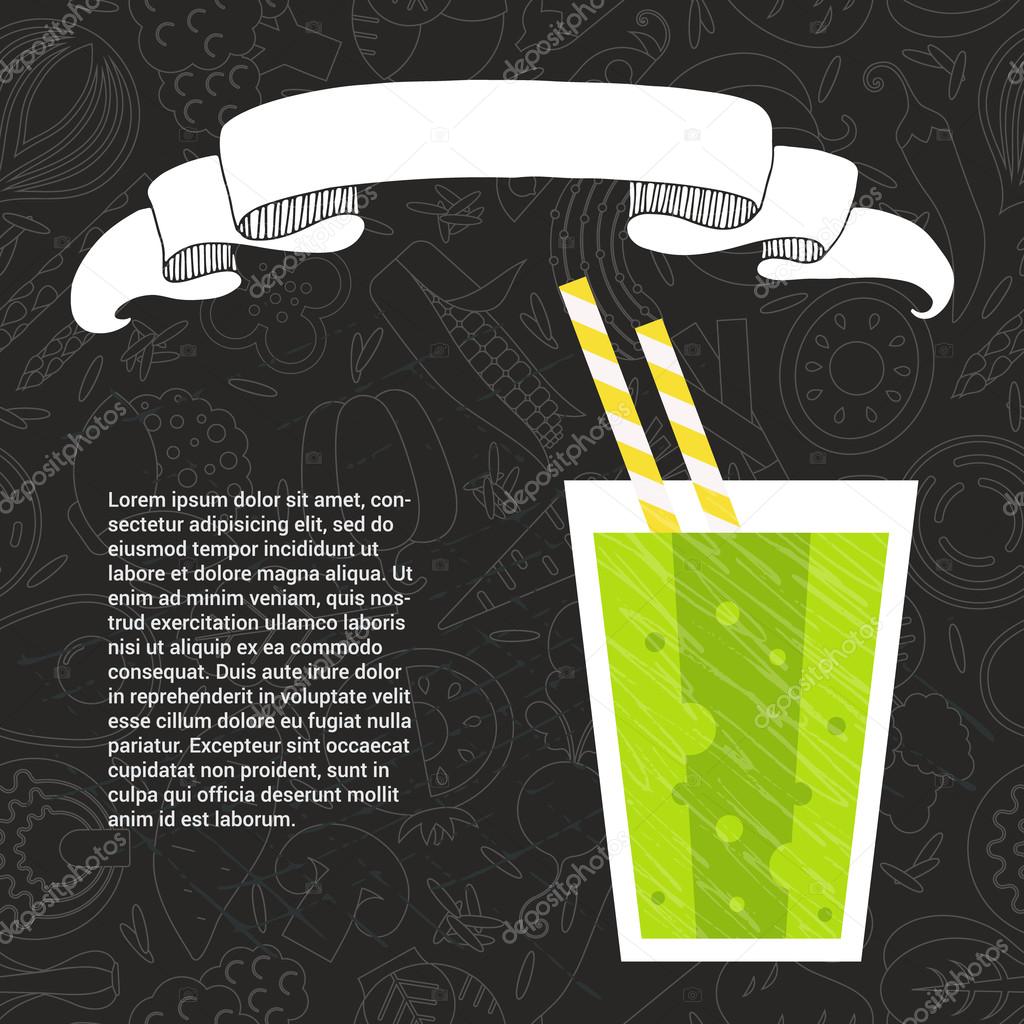 Fruit smoothie background Stock Vector by ©Favetelinguis199 77035775