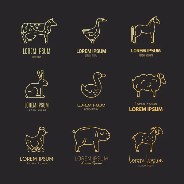 Animal logo types Vector Art Stock Images | Depositphotos