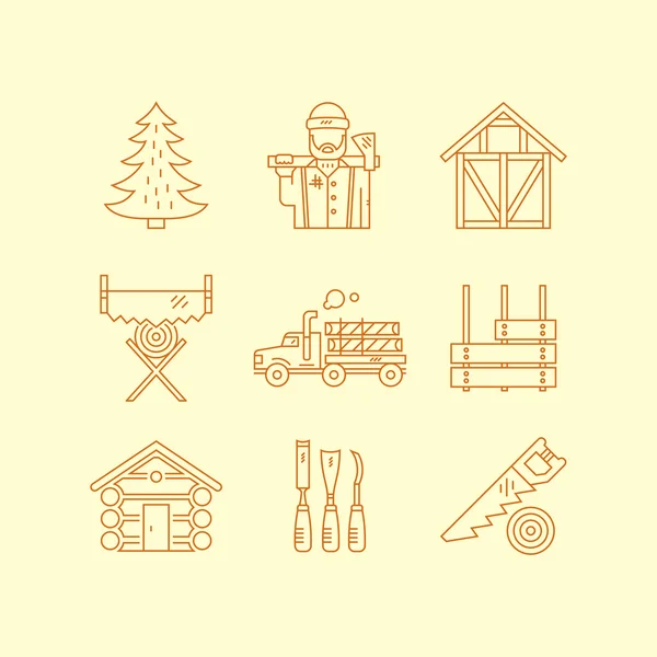 Timber icons Stock Vectors, Royalty Free Timber icons Illustrations ...