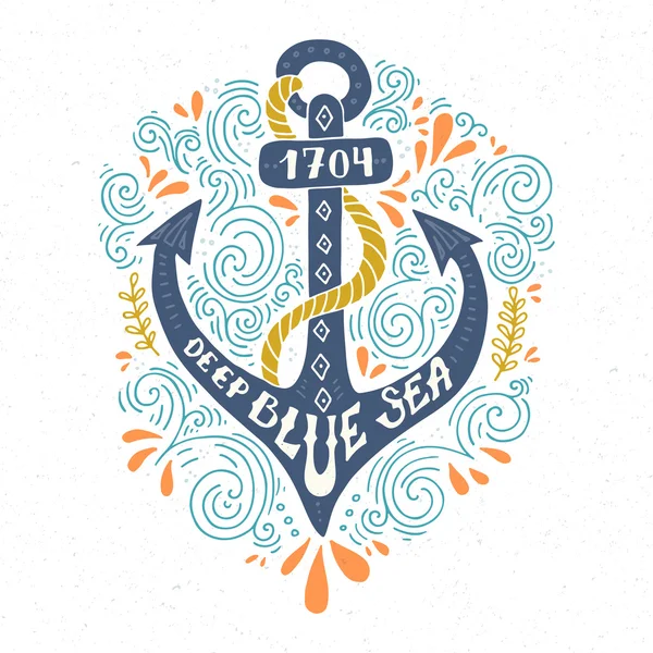 ᐈ Beachy backgrounds stock vectors, Royalty Free sea hand lettering ...