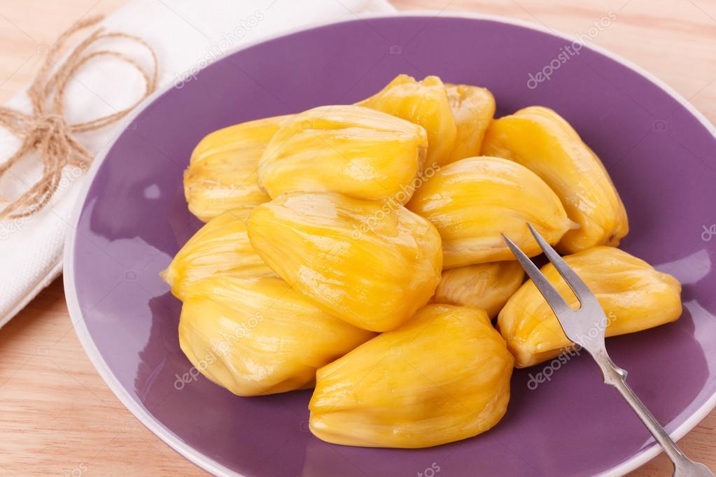 Tropical fruit Jackfruit (jakfruit, jack, jak) — Stock Photo ...