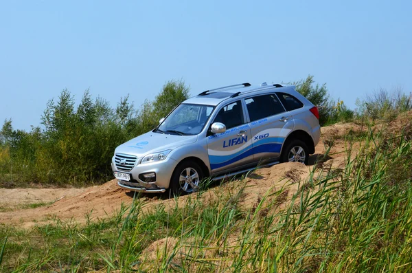 New Lifan X60 at the test drive - Stock Image - Everypixel