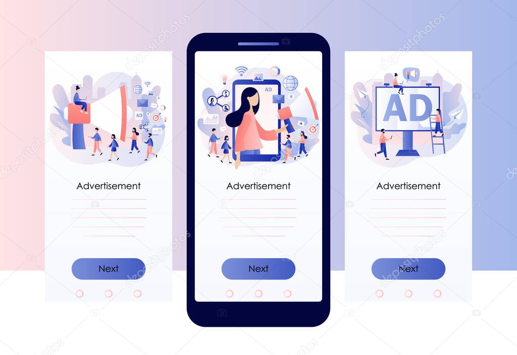 Concepto de agencia de publicidad. Publicidad de servicio, Publicidad ...