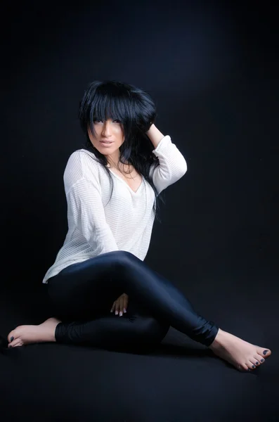 Woman in Suggestive Pose ⬇ Stock Photo, Image by © InTheFlesh #50078791