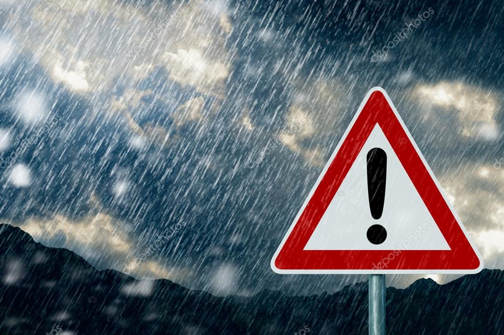 Caution - Bad Weather Stock Photo by ©OlafNaami 82164752