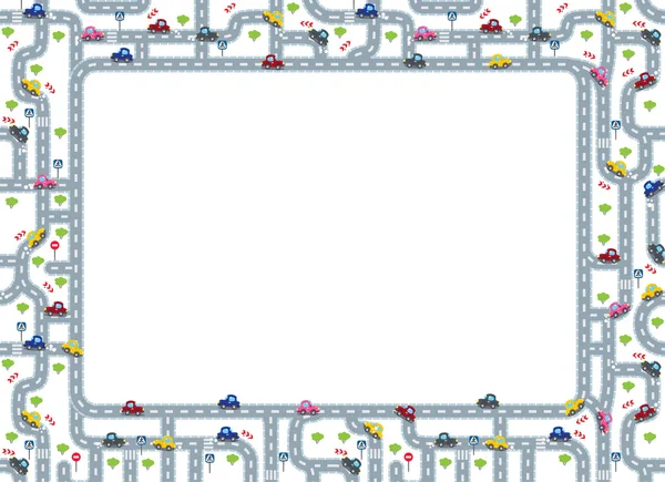 Border with cars Vector Art Stock Images | Depositphotos