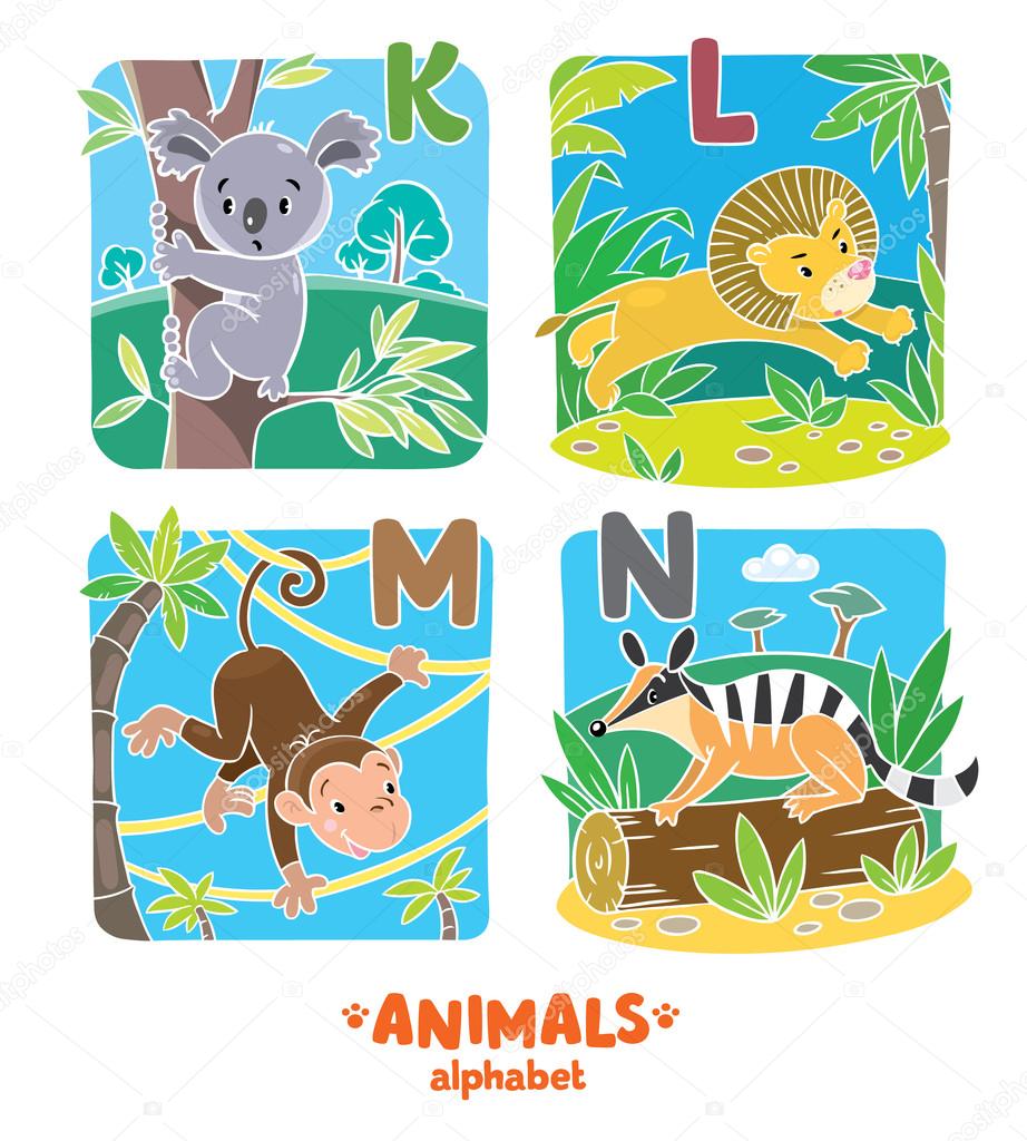 Animals alphabet or ABC. Stock Vector Image by ©passengerz #105825474