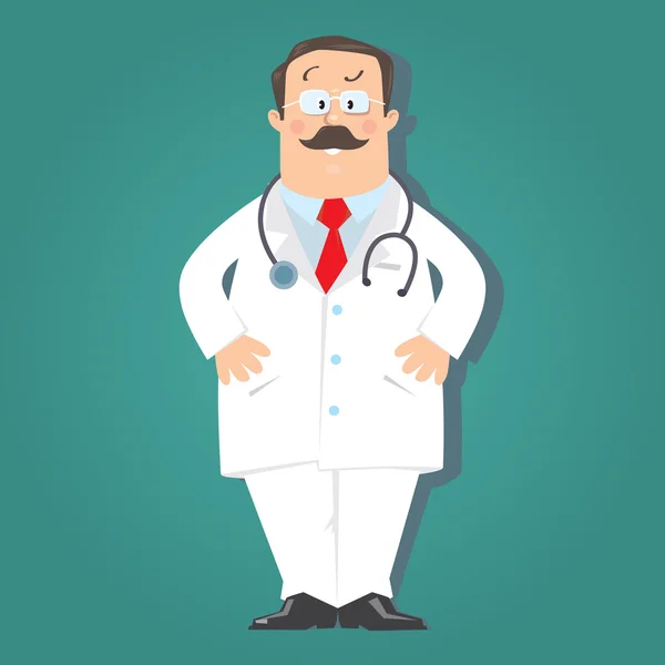 Fat doctor Vector Art Stock Images | Depositphotos