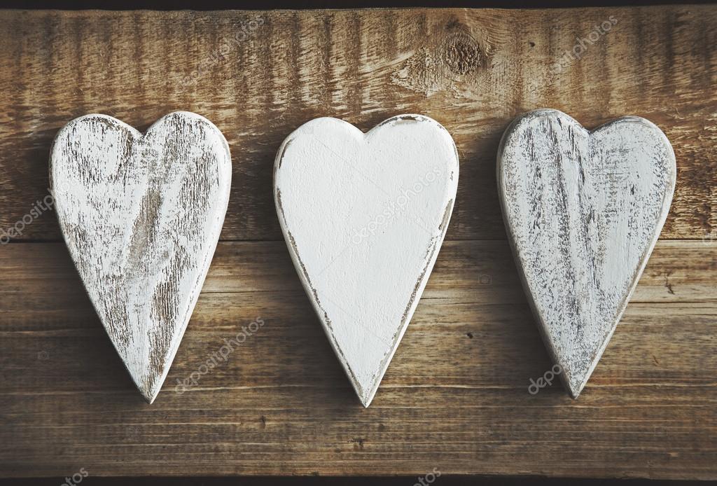 Handmade rustic hearts Stock Photo by ©jusakas 62635551