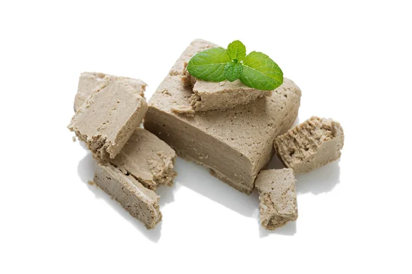 Soft Fluffy Original Chiffon Cake Isolated White Background Stock Photo ...