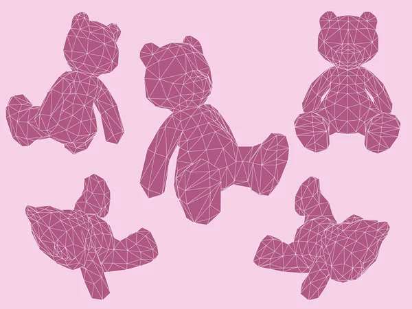 Teddy bear positions, Royalty-free Teddy bear positions Vector Images ...
