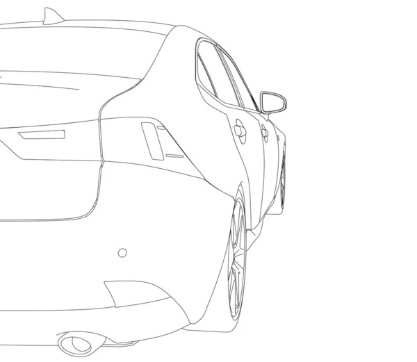 Cadillac dibujo imágenes de stock de arte vectorial | Depositphotos