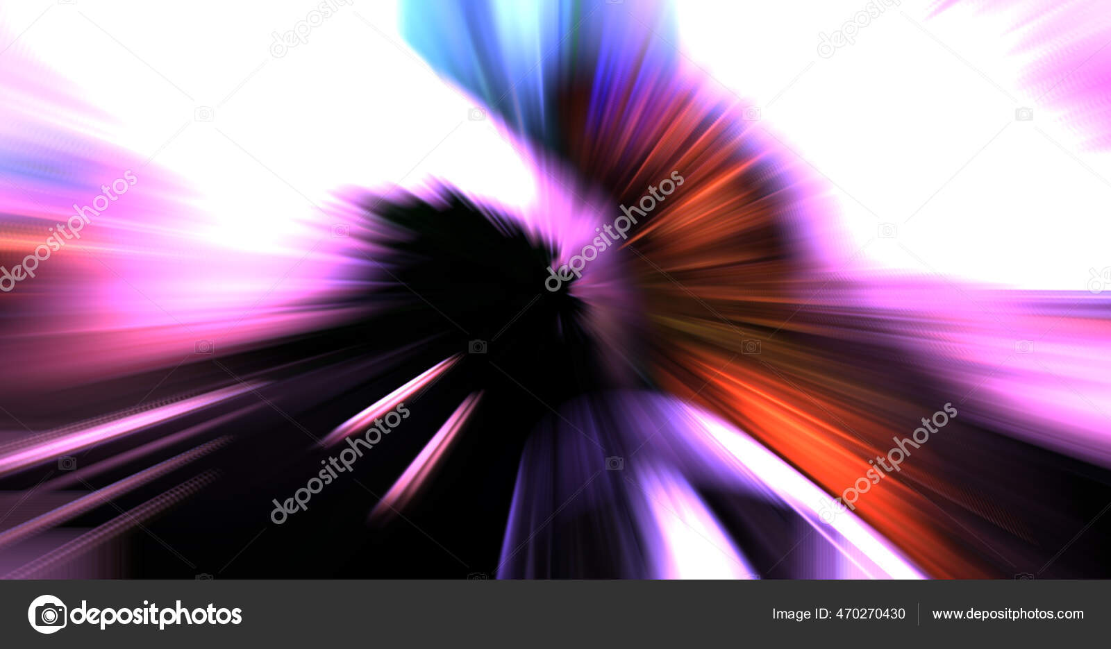 Fast High Speed Blur Zoom Background Light Technology Abstract ...