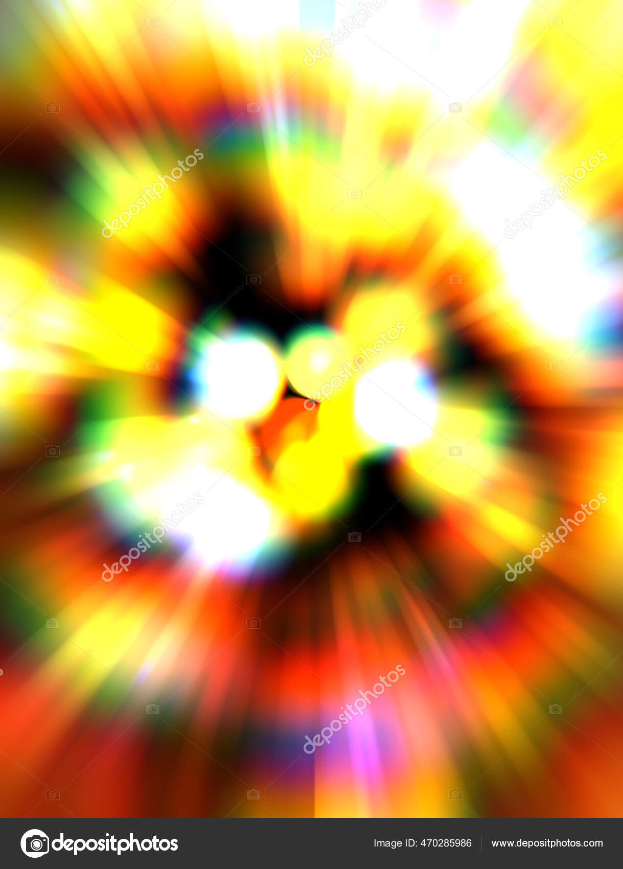 Glossy Vibrant Colorful Wallpaper Light Explosion Star Glowing ...