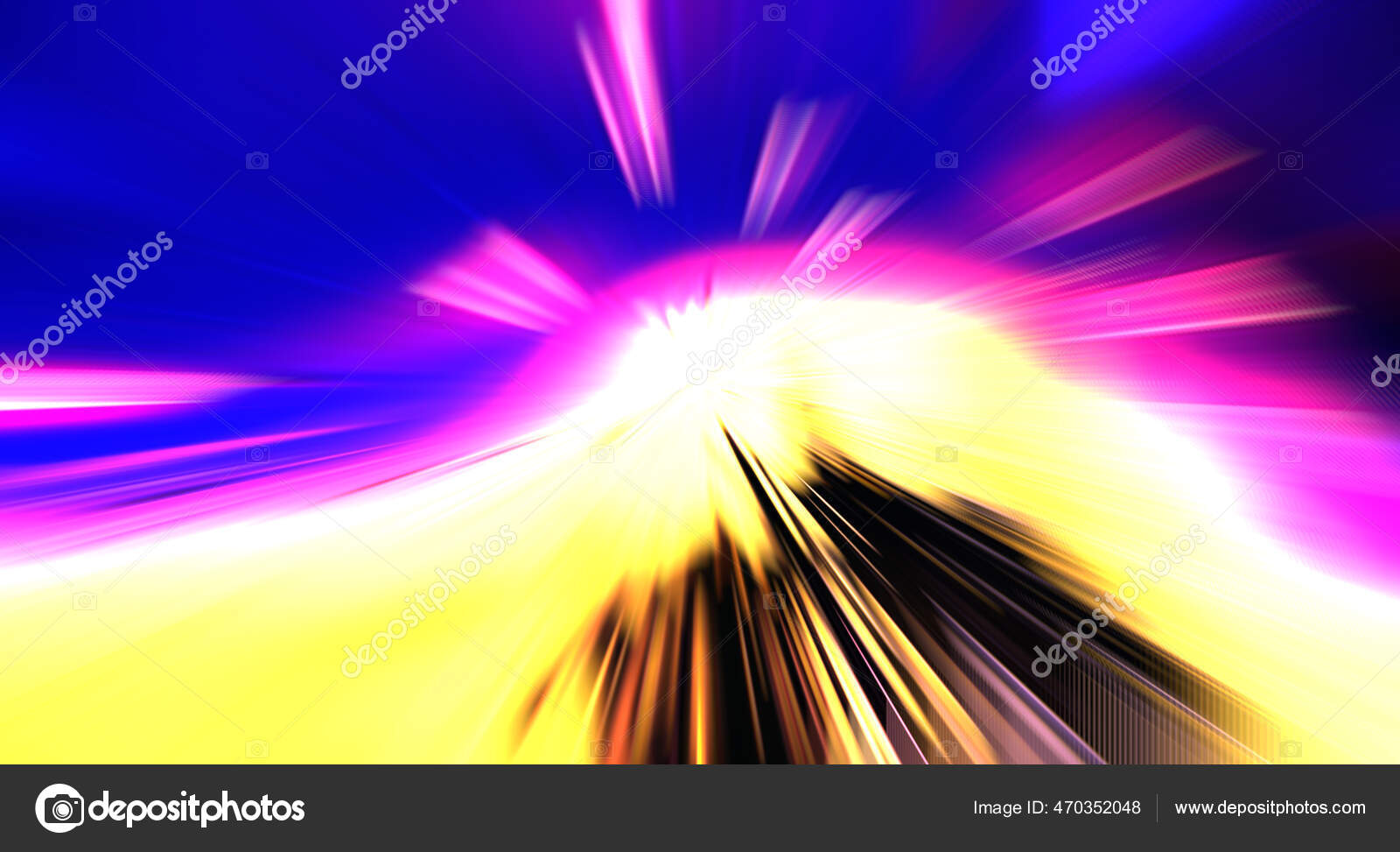 Fast High Speed Blur Zoom Background Light Technology Abstract ...