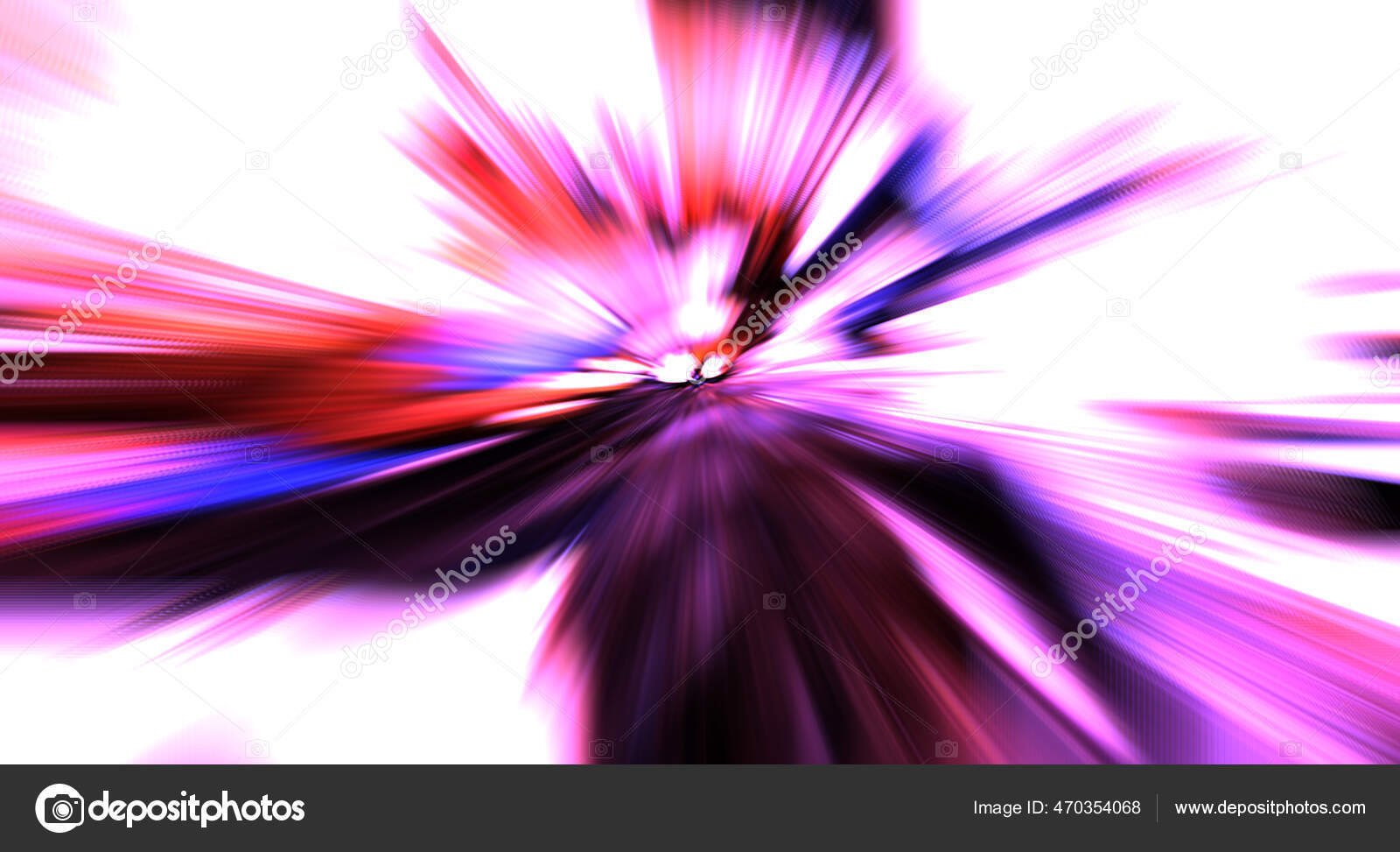 Fast High Speed Blur Zoom Background Light Technology Abstract ...
