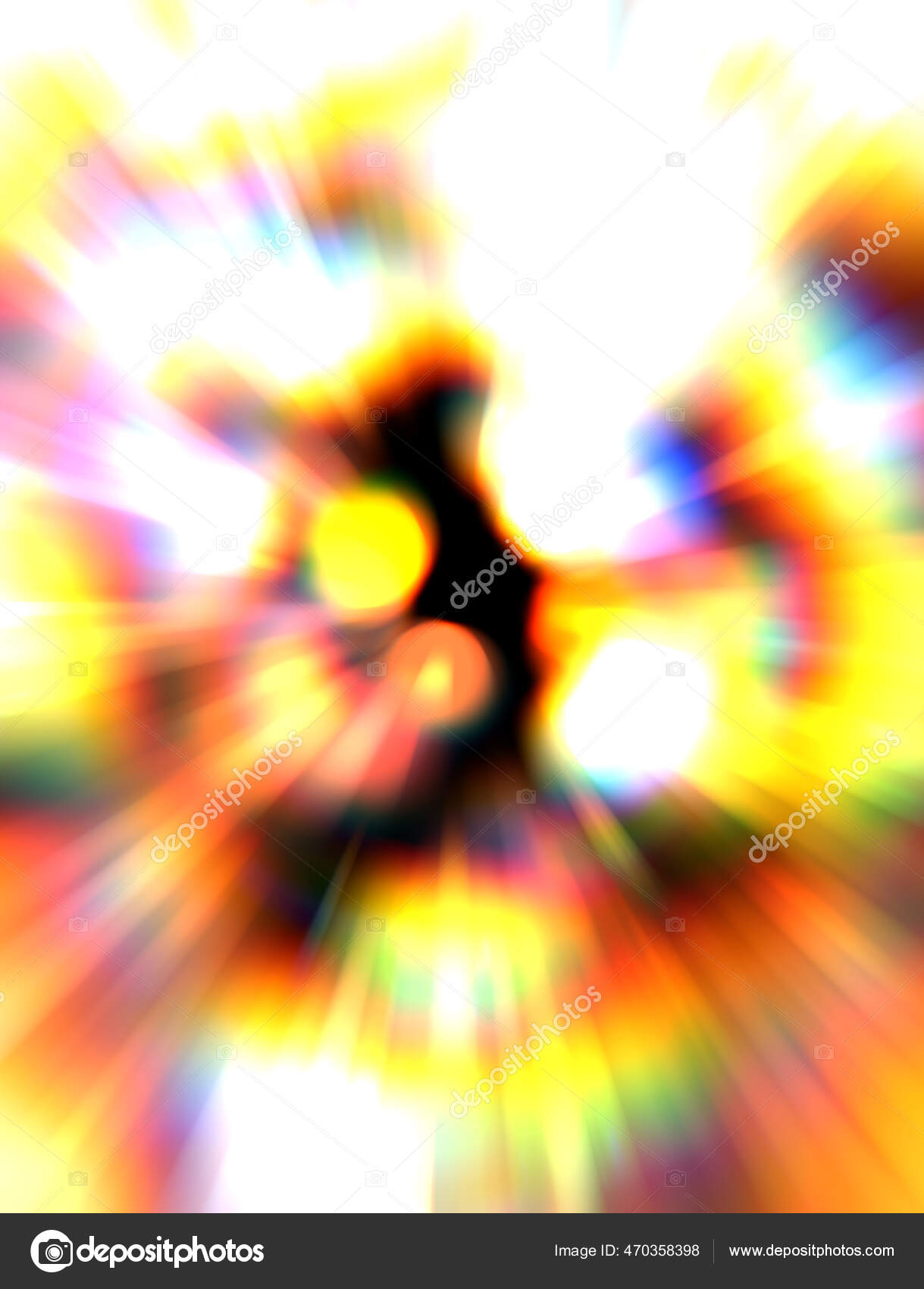 Glossy Vibrant Colorful Wallpaper Light Explosion Star Glowing ...