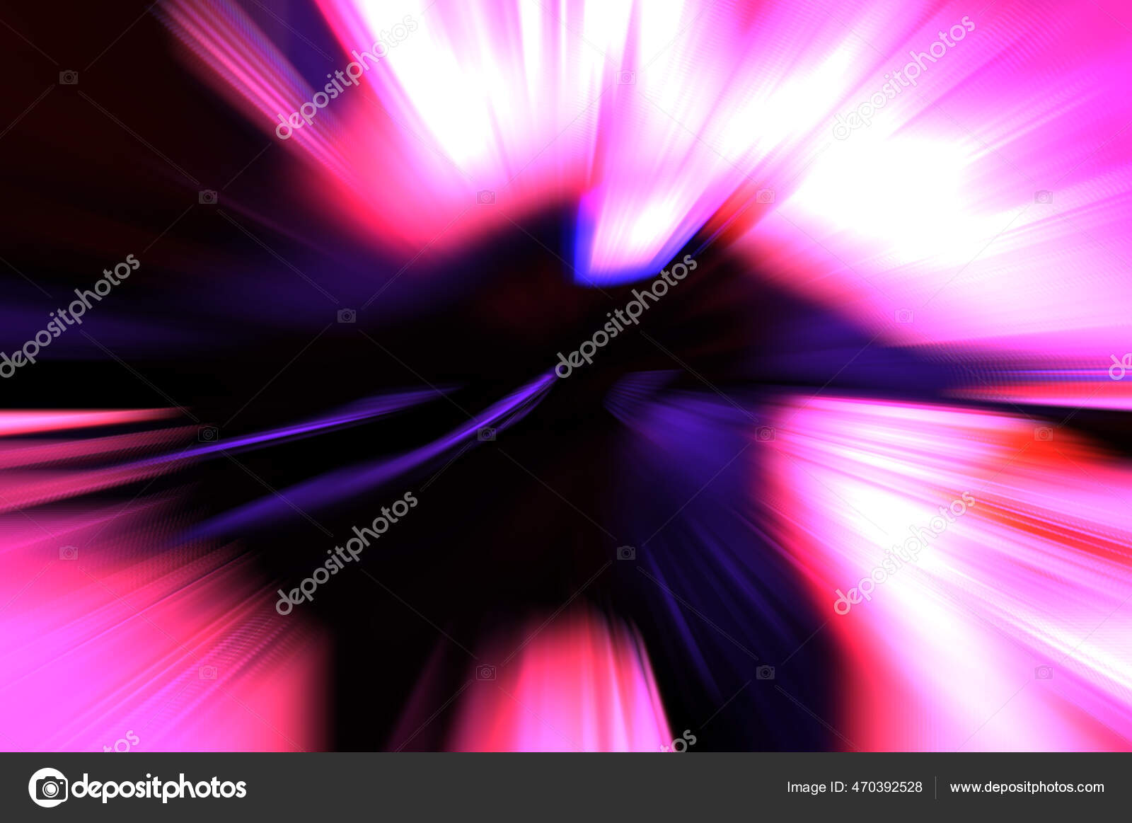 Fast High Speed Blur Zoom Background Light Technology Abstract ...