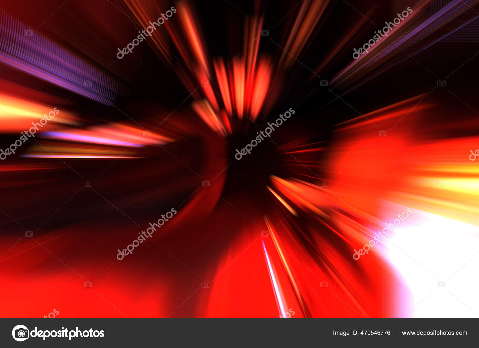Fast High Speed Blur Zoom Background Light Technology Abstract ...