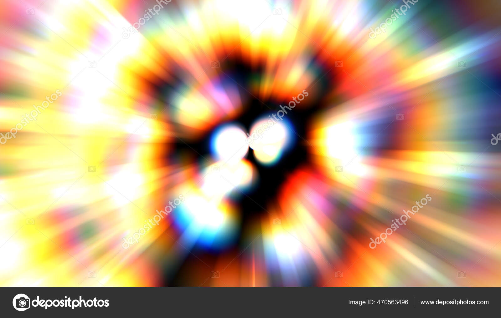 Glossy Vibrant Colorful Wallpaper Light Explosion Star Glowing ...