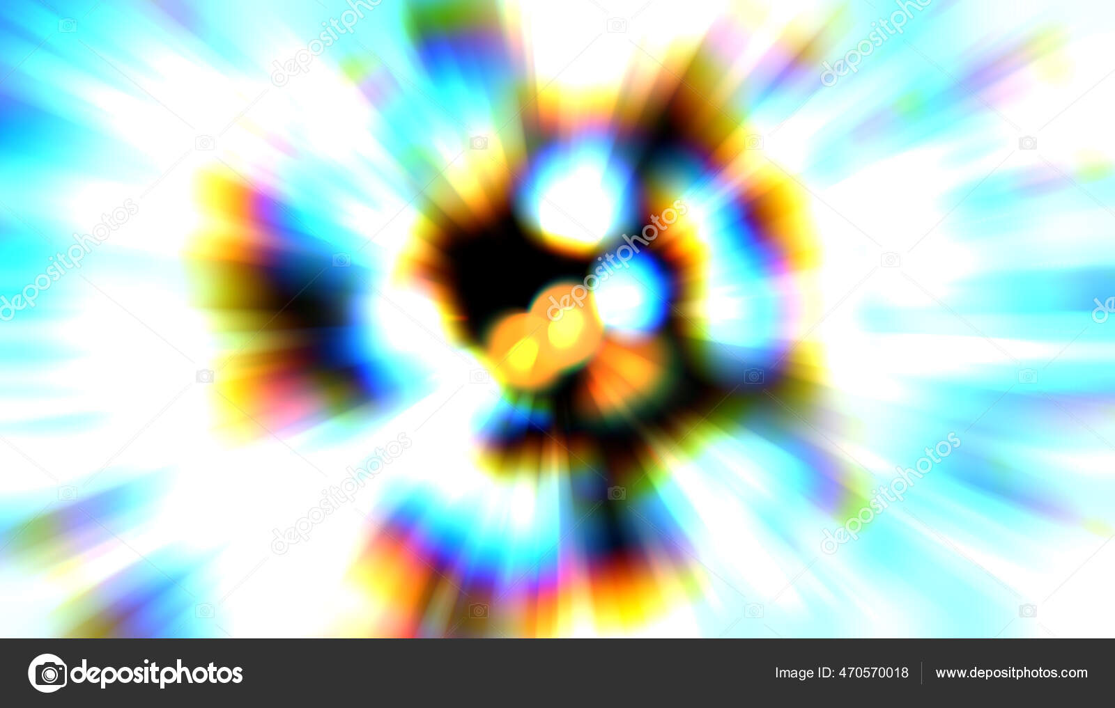 Glossy Vibrant Colorful Wallpaper Light Explosion Star Glowing ...