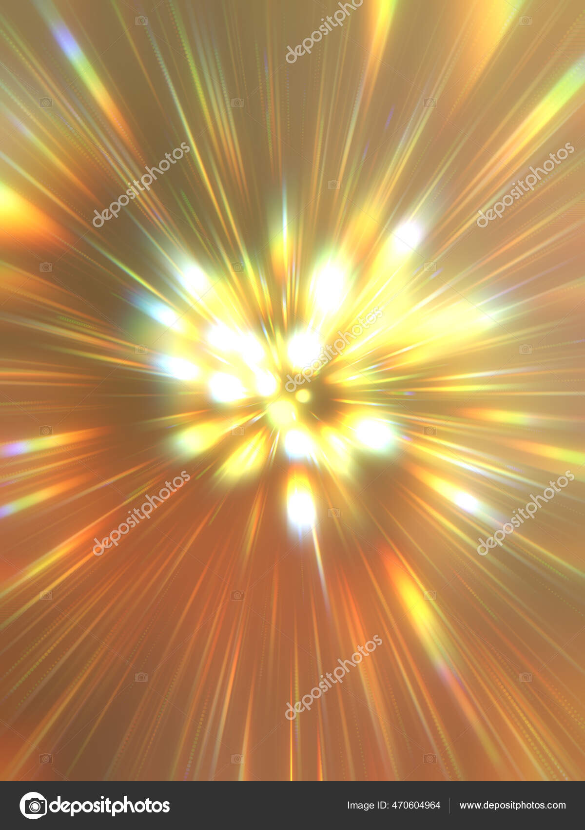 Glossy Vibrant Colorful Wallpaper Light Explosion Star Glowing ...