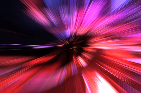 Fast high speed blur zoom background. Light technology abstract ...