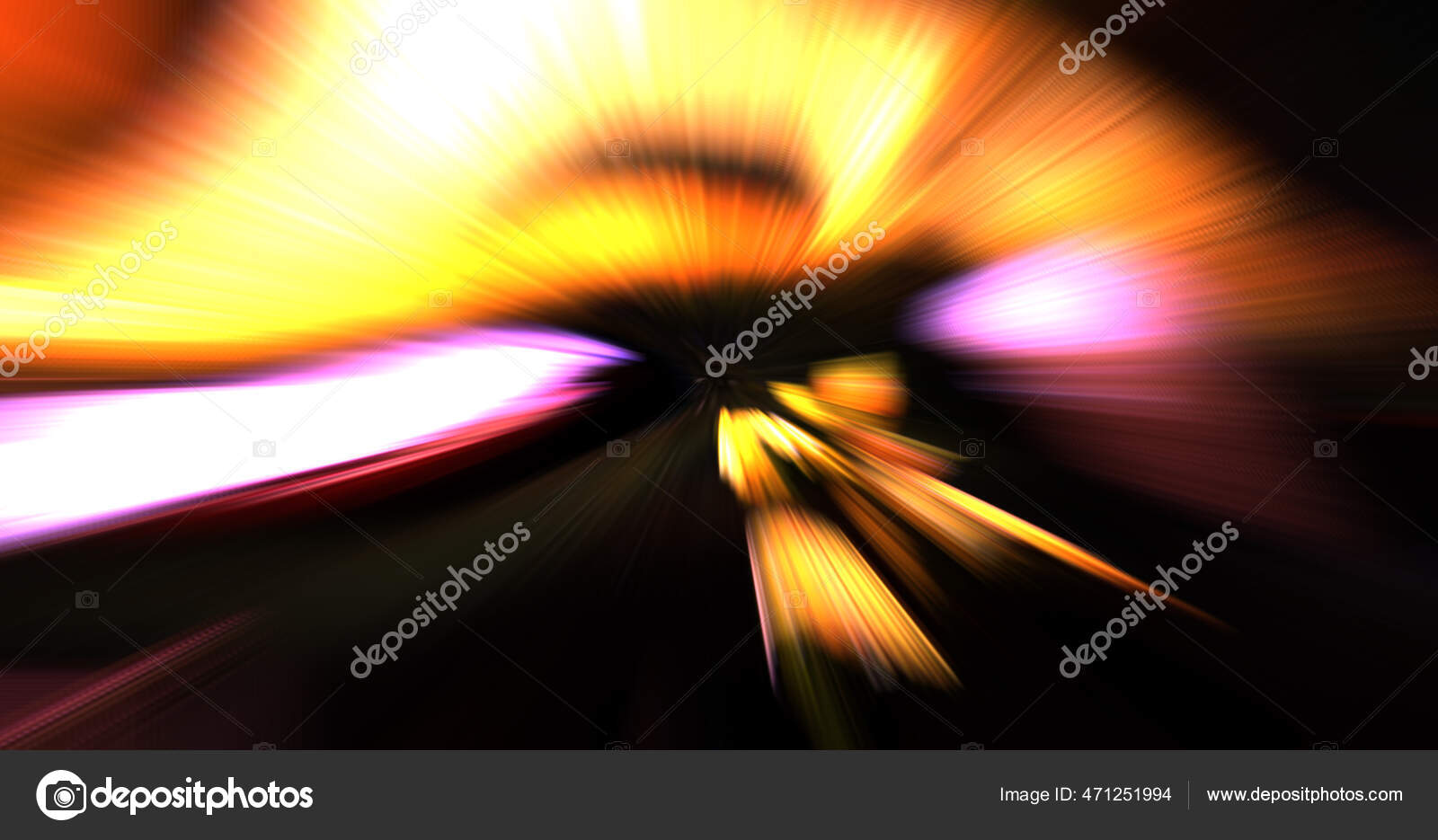 Fast High Speed Blur Zoom Background Light Technology Abstract ...
